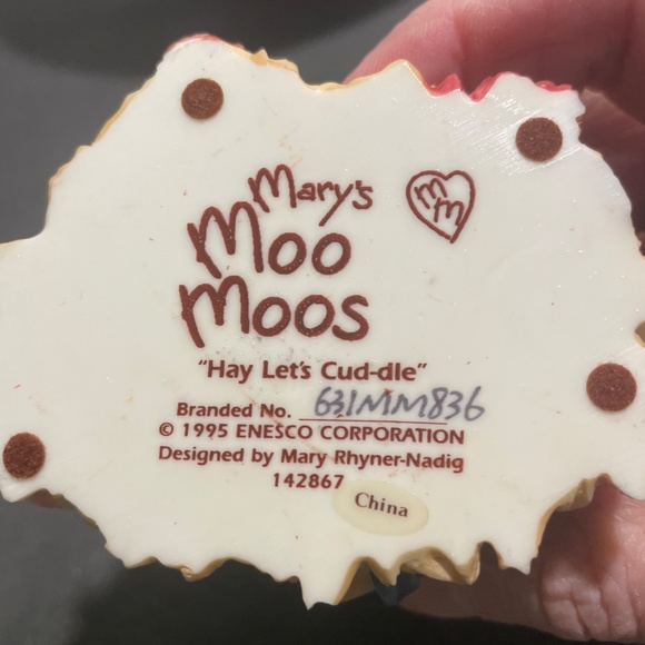 Mary's Moo Moos | Accents | Vintage Enesco Marys Moo Moos Hey Lets ...